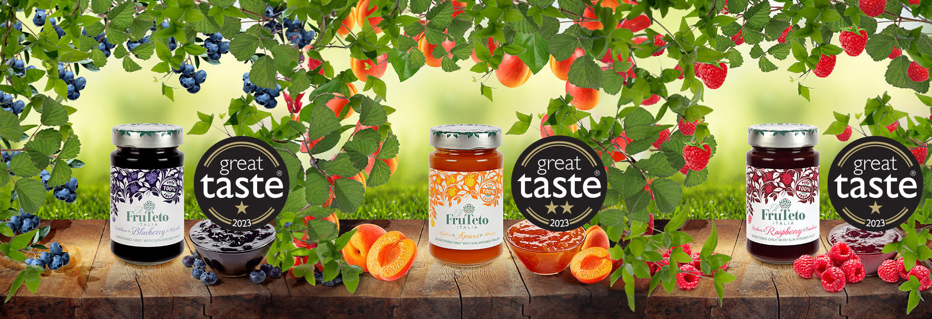 Organic Jam with No Added Sugar | 100% Fruit | Frutteto Italia
