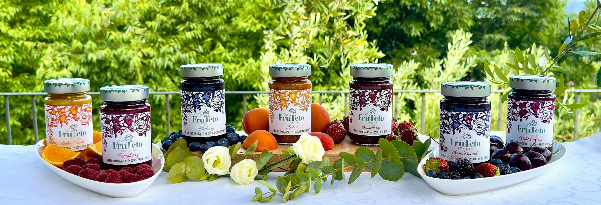 Organic Jam with No Added Sugar | 100% Fruit | Frutteto Italia