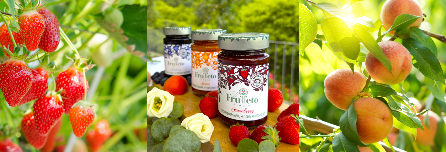 Organic Jam with No Added Sugar | 100% Fruit | Frutteto Italia